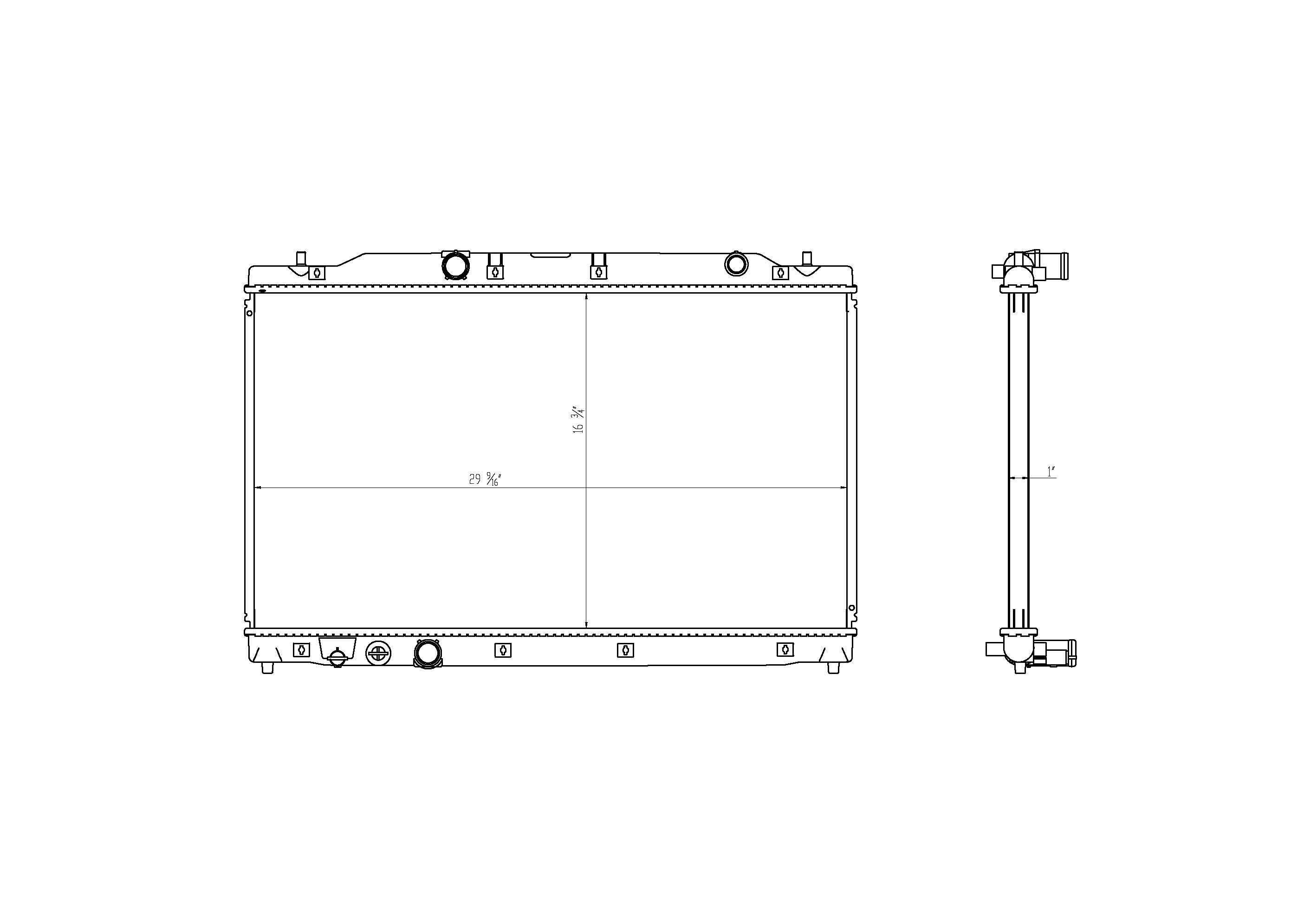 Lynol Truck Parts > Automotive Radiator > 13946 - Auto Radiator